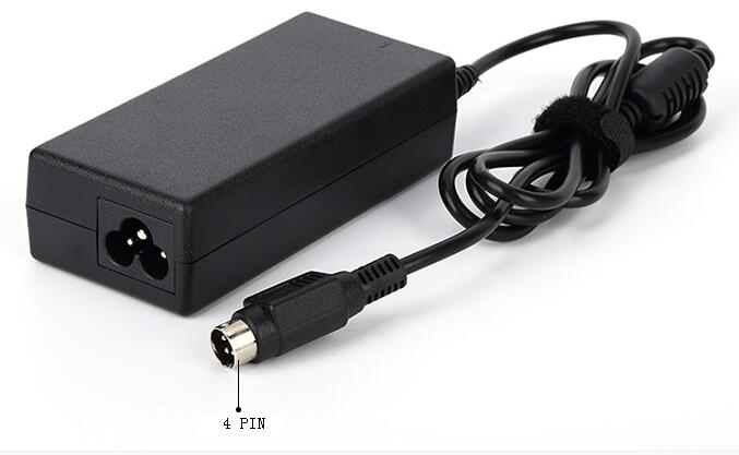 12V 5A DC Power Supply With 4 Pin Din Connector 60W , AC 100-240V 50-60Hz