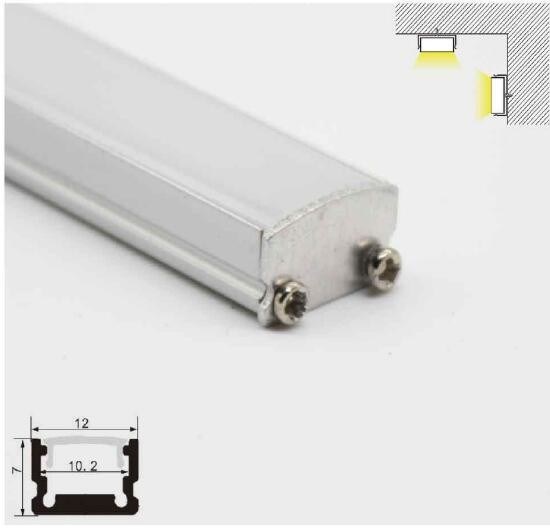 10mm Led Strip Light Diffuser For Floor Cabinet Wall , Led Strip ...